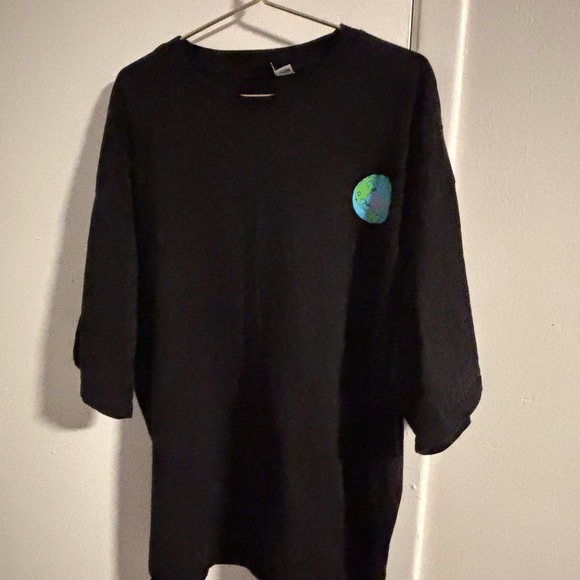 H&M | Shirts | Hm Rick Morty El Ricko Oversized Black Graphic Tee Shirt ...